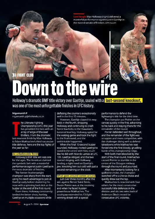 Down to the wire - PressReader