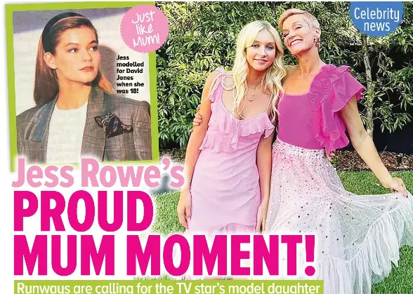 Jess Rowe’s PROUD MUM MOMENT! - PressReader
