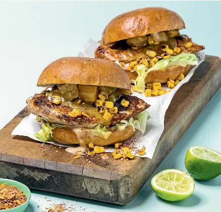 CHEESY CHILLI CHICKEN BURGER - PressReader