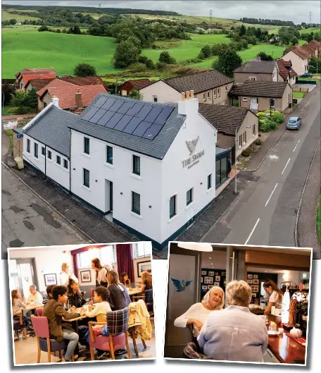 Swan takes flight as pub rises from ashes to lift village fortunes ...