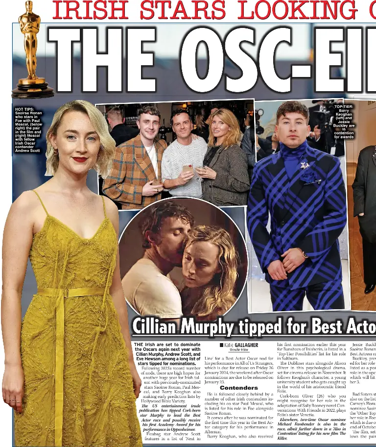 Cillian Murphy tipped for Best Acto - PressReader