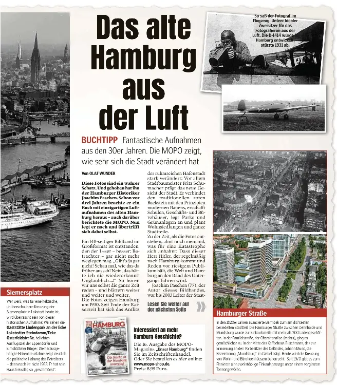 Das alte Hamburg aus der Luft - PressReader