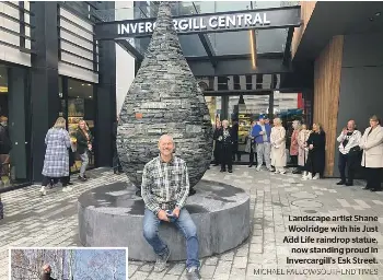 Raindrop sculpture adds life to city street - PressReader
