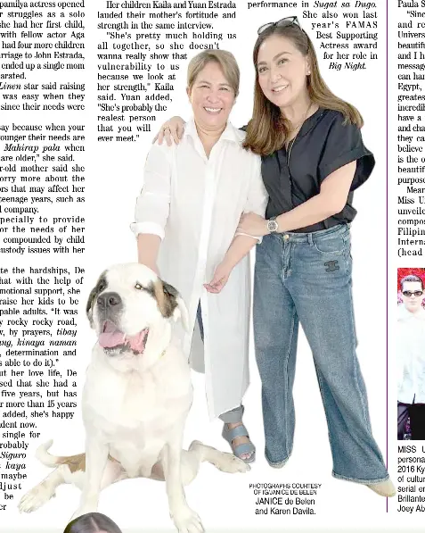 'KINAYA NAMAN': How Janice de Belen overcame odds as a single mom - PressReader