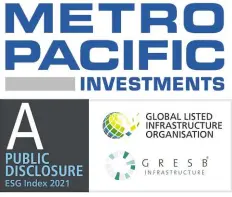 MPIC GARNERS HIGHEST ‘A’ LEVEL RATING FOR EMERGING MARKETS COMPANY IN GLIO/GRESB ESG INDEX ...