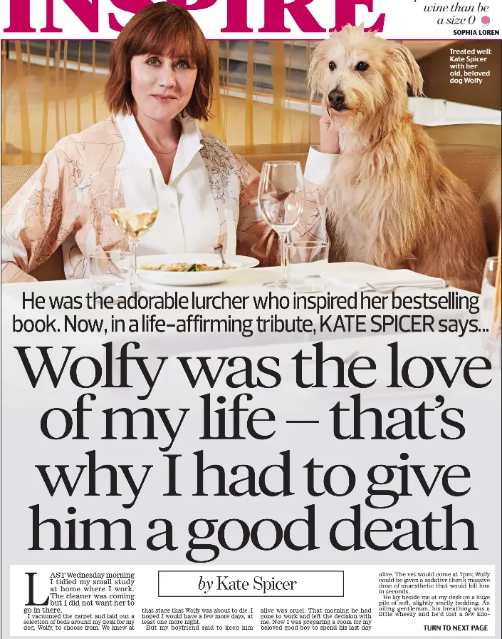 Wolfy was the love of my life – that’s why I had to give him a good ...