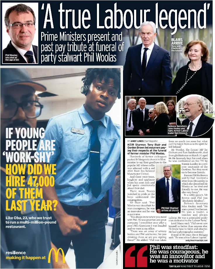 ‘A true Labour legend’ | Daily Mirror | PressReade­r