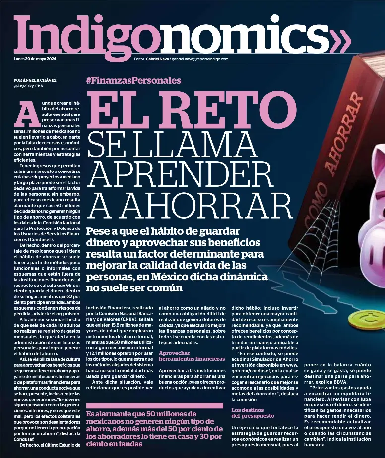 EL RETO SE LLAMA APRENDER A AHORRAR - PressReader