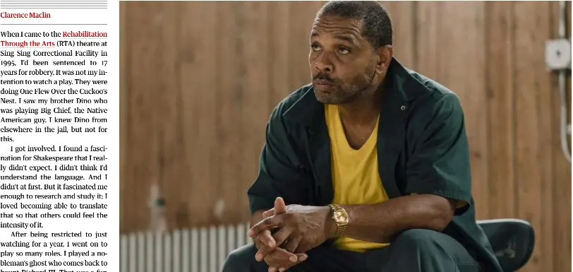 The play that changed my life: Sing Sing’s Clarence Maclin on lessons from Sophocles in prison ...