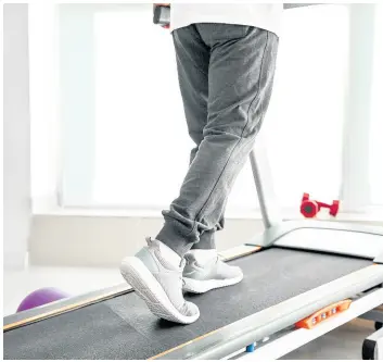 Physiother­apist Shanique Stewart guides her patients on their rehab ...