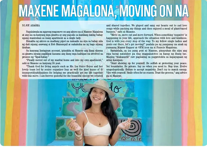 MAXENE MAGALONA, MOVING ON NA - PressReader