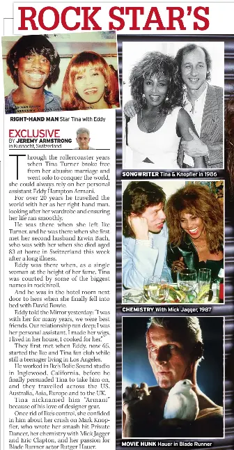 I was there the night Tina finally gave in to David Bowie - PressReader