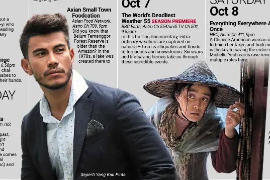 This week’s TV picks TUESDAY Oct 4 WEDNESDAY Oct 5 FRIDAY Oct7 - PressReader