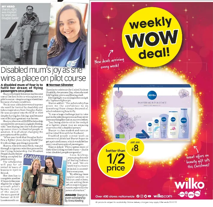 A wheelchair won’t stop me flying high like my hero Bader - PressReader