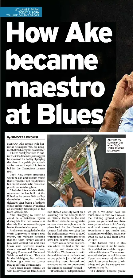 How Ake became maestro at Blues - PressReader