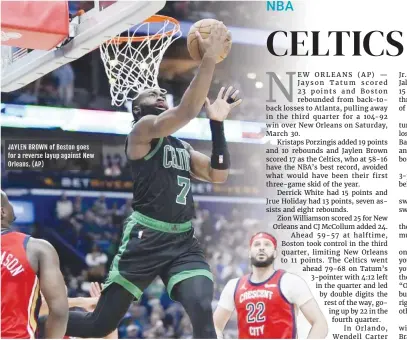 CELTICS BOUNCE BACK - PressReader