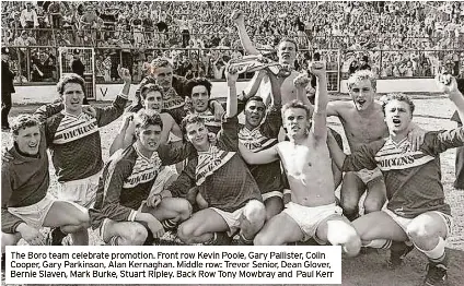 It was best of days and the worst of days when Boro clinched promotion ...