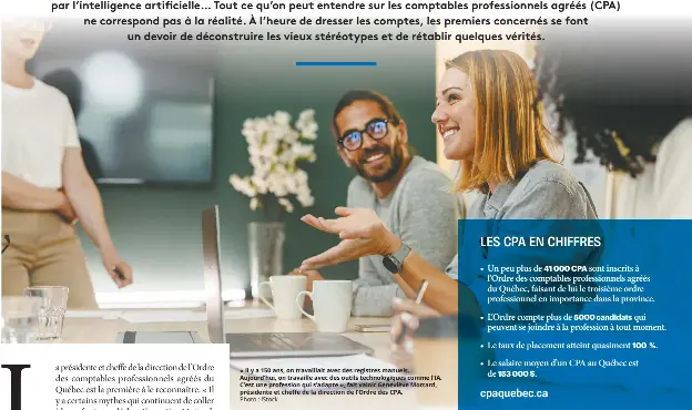 Les comptables profession­nels agréés envoient valser les clichés ...