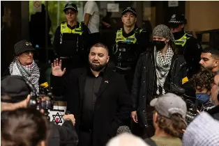 Protesters arrested as pro-Palestine activist Hash Tayeh faces court ...