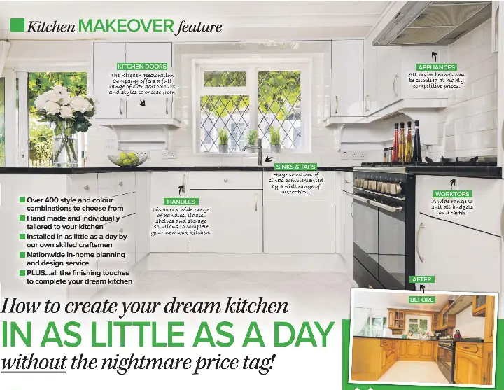 How to create your dream kitchen IN AS LITTLE AS A DAY - PressReader