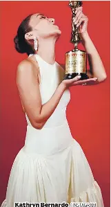 Kathryn Bernardo nakakuha sa iyang labing unang FAMAS - PressReader