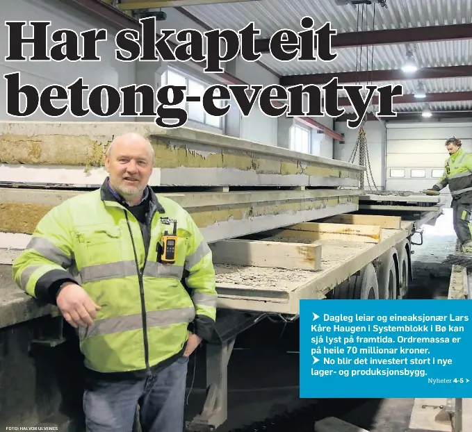 Har skapt eit betong-eventyr - PressReader