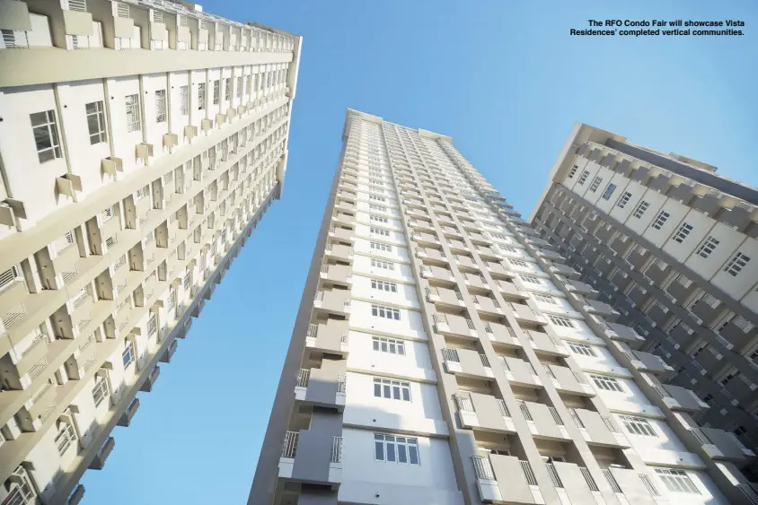 VISTA RESIDENCES HOLDS FIRST-EVER READY-FOR-OCCUPANCY CONDO FAIR - PressReader