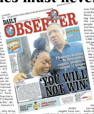 The wretches must never win - PressReader