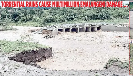 TORRENTIAL RAINS CAUSE MULTIMILLI­ON EMALANGENI DAMAGE ... - PressReader