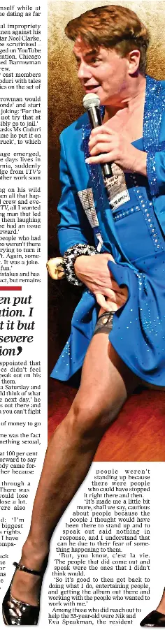 People said my behaviour was sexual. It wasn’t. It was a joke. It was stupid. But it almost ...