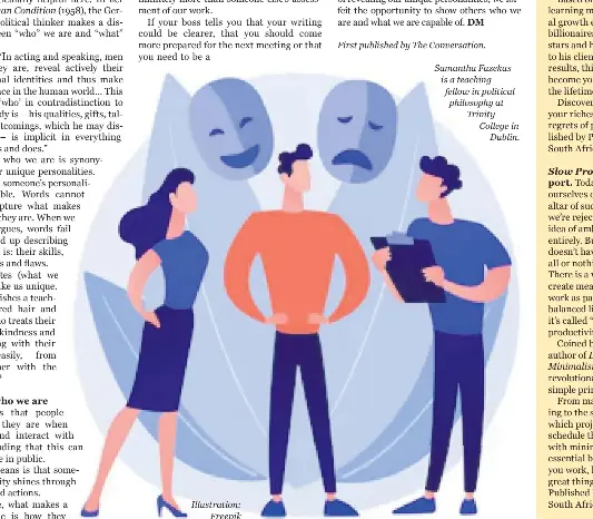 Not taking criticism personally: it’s all about ‘who’ and ‘what’ we are - PressReader