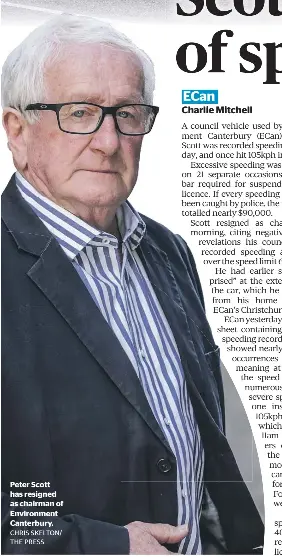 Scott resigns, extent of speeding revealed - PressReader