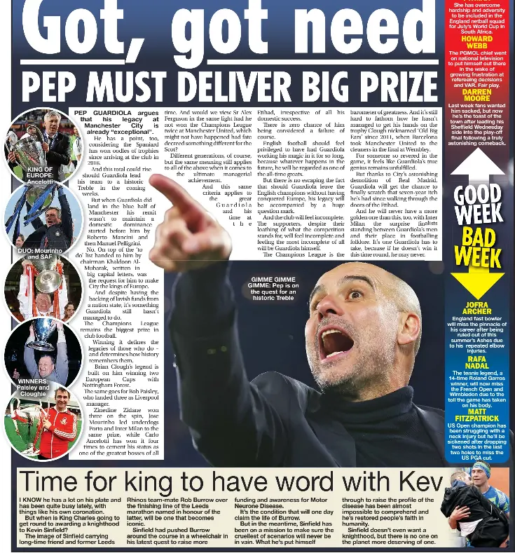 Got, got need PEP MUST DELIVER BIG PRIZE - PressReader