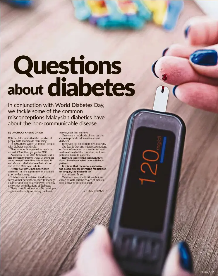 Questions diabetes about - PressReader