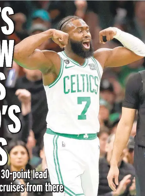 CELTS SHOW NETS WHO’S BOSS - PressReader