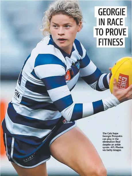 GEORGIE IN RACE TO PROVE FITNESS - PressReader