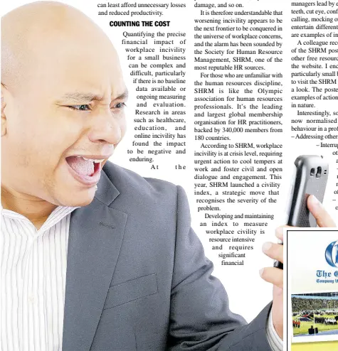 Incivility might be stealing your profit - PressReader