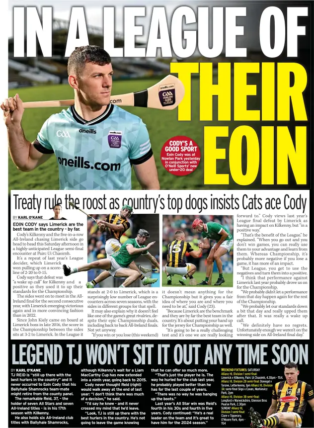 IN A LEAGUE OF THEIR EOIN - PressReader