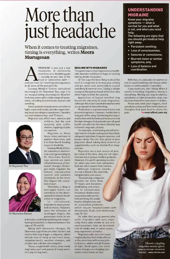 Migraine is three times more common in women - PressReader