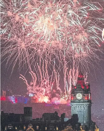 ‘Incredible’ fireworks and Pulp concert light up Hogmanay - PressReader