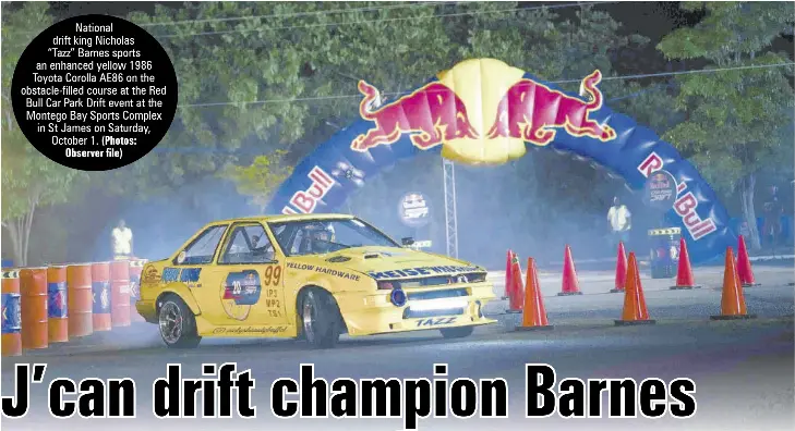 J’can drift champion Barnes expresses love for the race car - PressReader