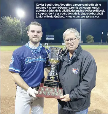 Prix de consolatio­n pour Xavier Boutin - PressReader