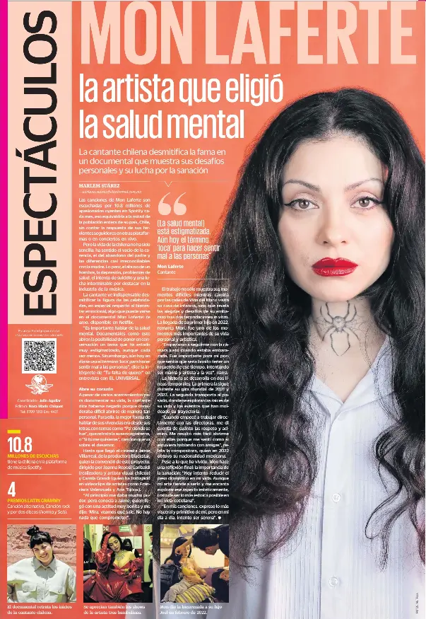 MON LAFERTE la artista que eligió la salud mental - PressReader