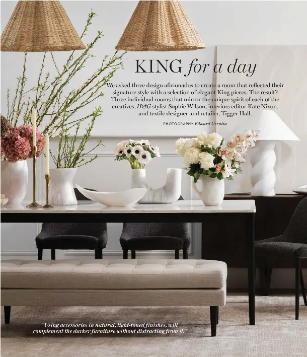 King For A Day Three designers, three looks, one common thread... - PressReader