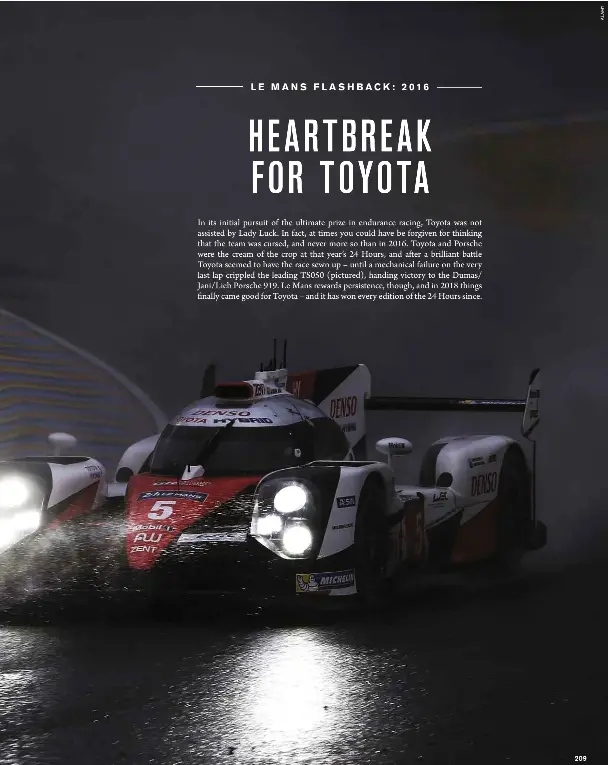 HEARTBREAK FOR TOYOTA - PressReader