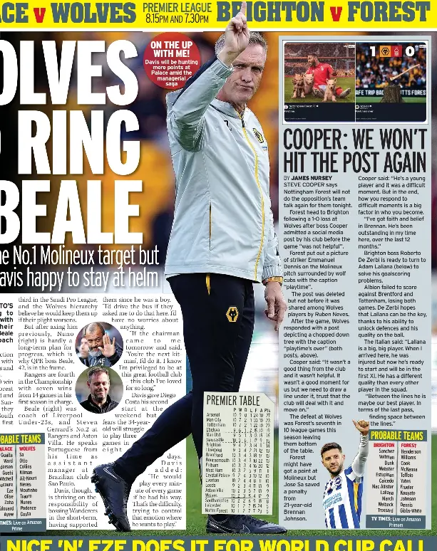 WOLVES TO RING A BEALE - PressReader