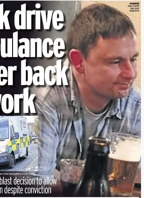 Drink drive ambulance driver back at work - PressReader