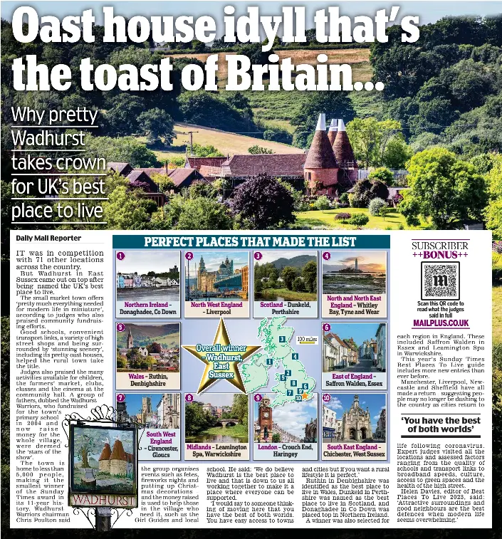 Oast house idyll that’s the toast of Britain... - PressReader
