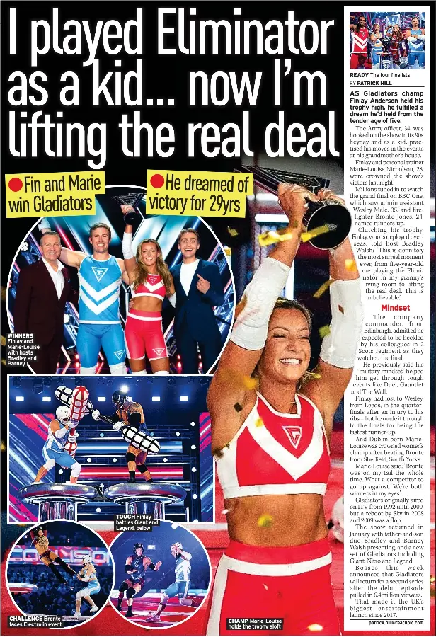 I played Eliminator as a kid... now I’m lifting the real deal - PressReader