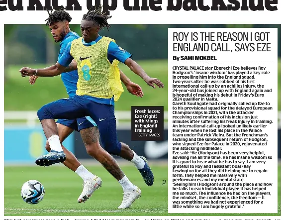 Mings: I was coasting and needed kick up the backside - PressReader